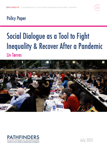 Social Dialogue as a Tool to Fight Inequality | Center on International ...