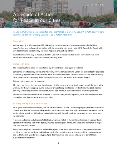 Conflict | Center on International Cooperation